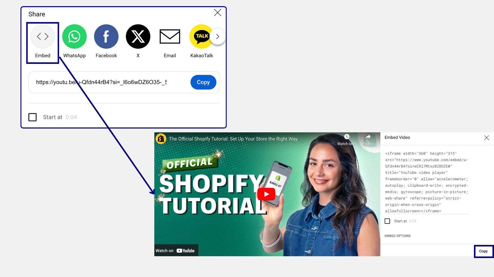 How to Embed a YouTube Video into Shopify